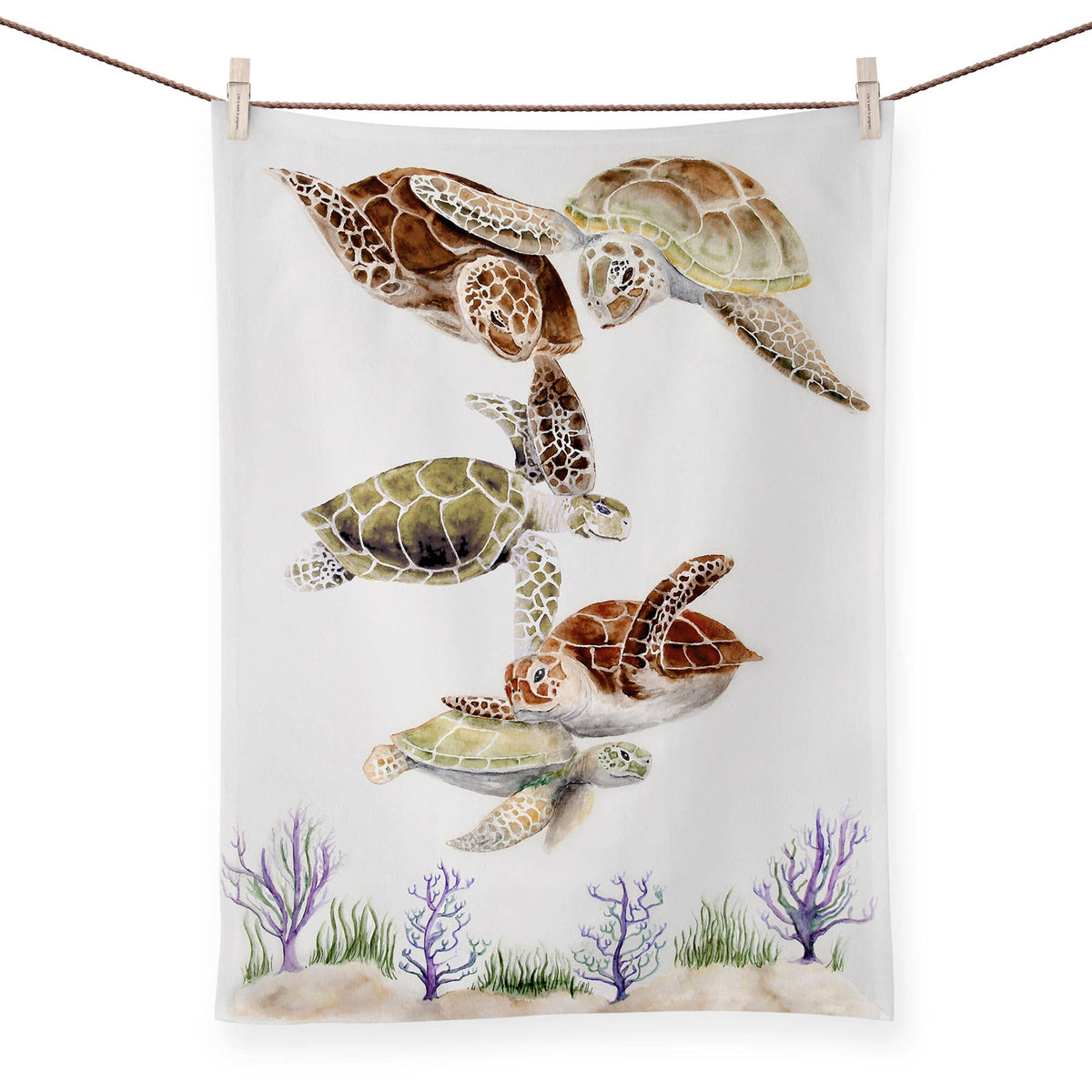 Tea Towels-Turtles – Rocky Mountain Puzzles